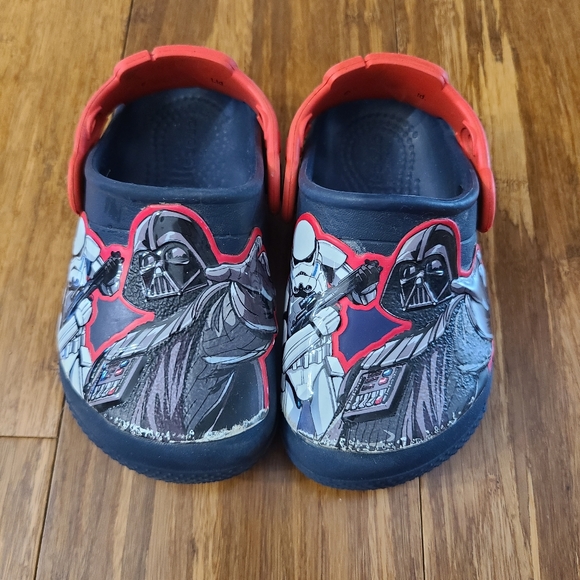 CROCS | Shoes | Star Wars Darth Vader And A Stormtrooper Crocs C7 Fit ...